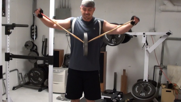 Band-Plate Lateral Raises For Side Delts